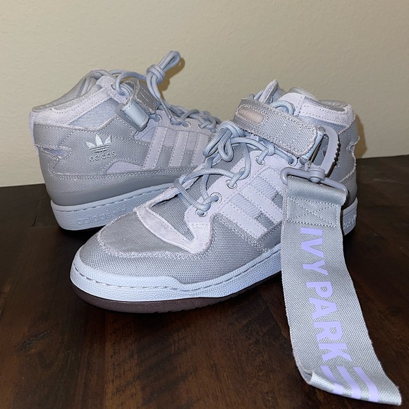 adidas | Shoes | Adidas Forum Mid Ivy Park Rodeo Halo Silver New W Tags ...